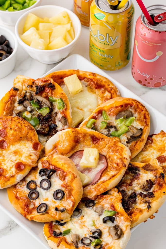 Rhodes Dinner Rolls Mini Pizzas - She Shared