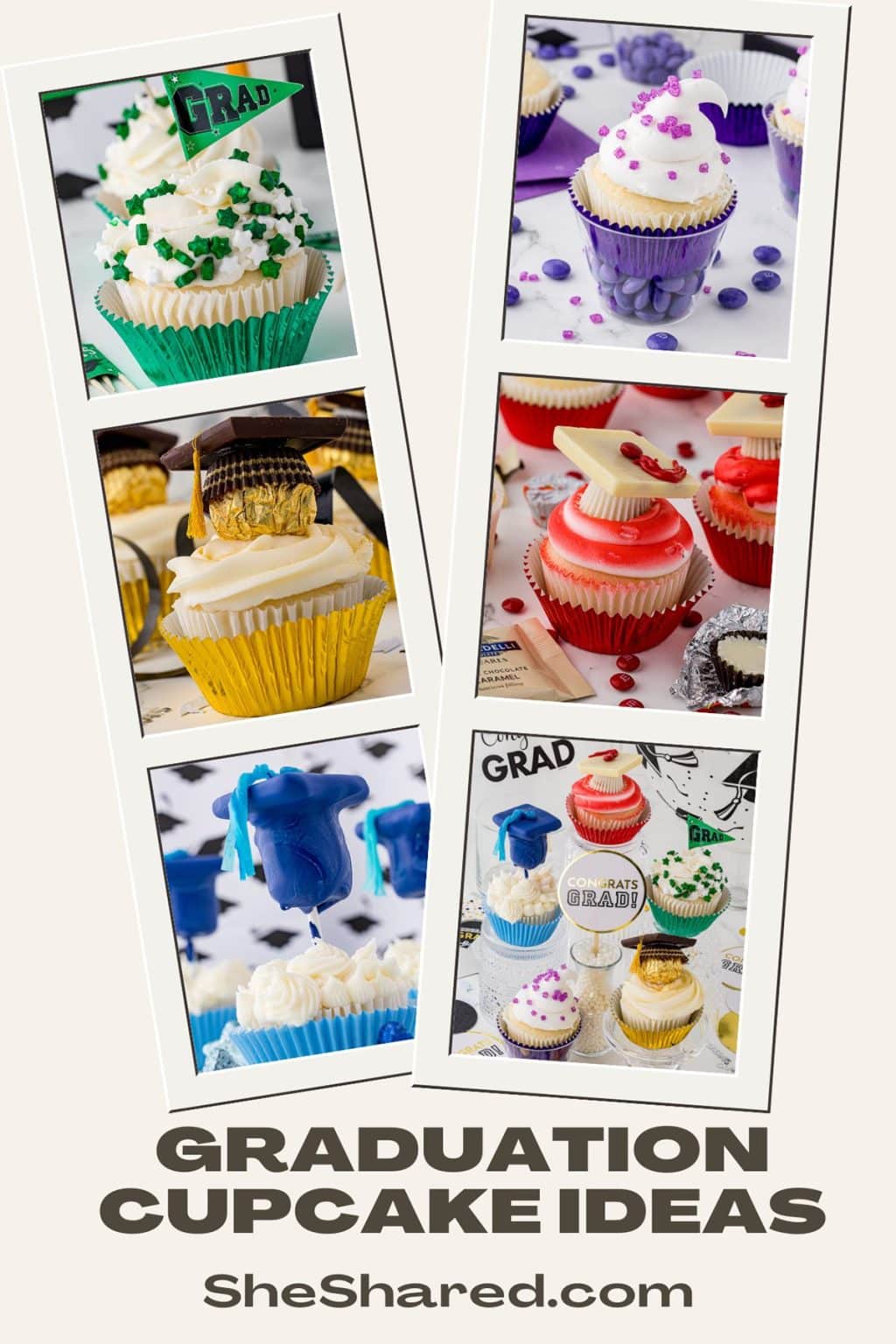 Graduation Cupcake Ideas - She Shared
