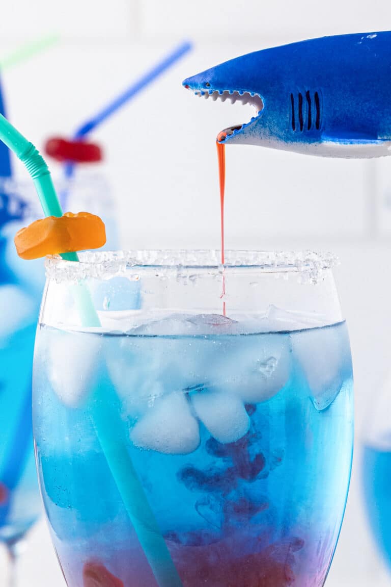 A MUST Make Beverage for Shark Week: Shark Bite Drink Recipe - She Shared