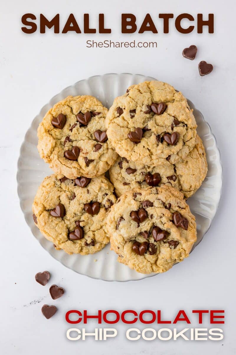 Small Batch Chocolate Chip Cookies - She Shared